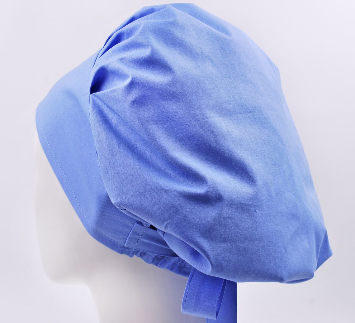 Surgical cap women scrub hats surgery caps nurse hat solid | Etsy