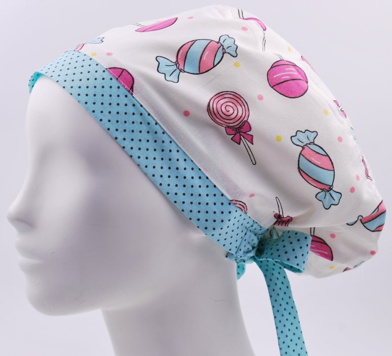 Scrub Hats Scrub Cap Surgery Caps Candies Surgical Hat - Etsy