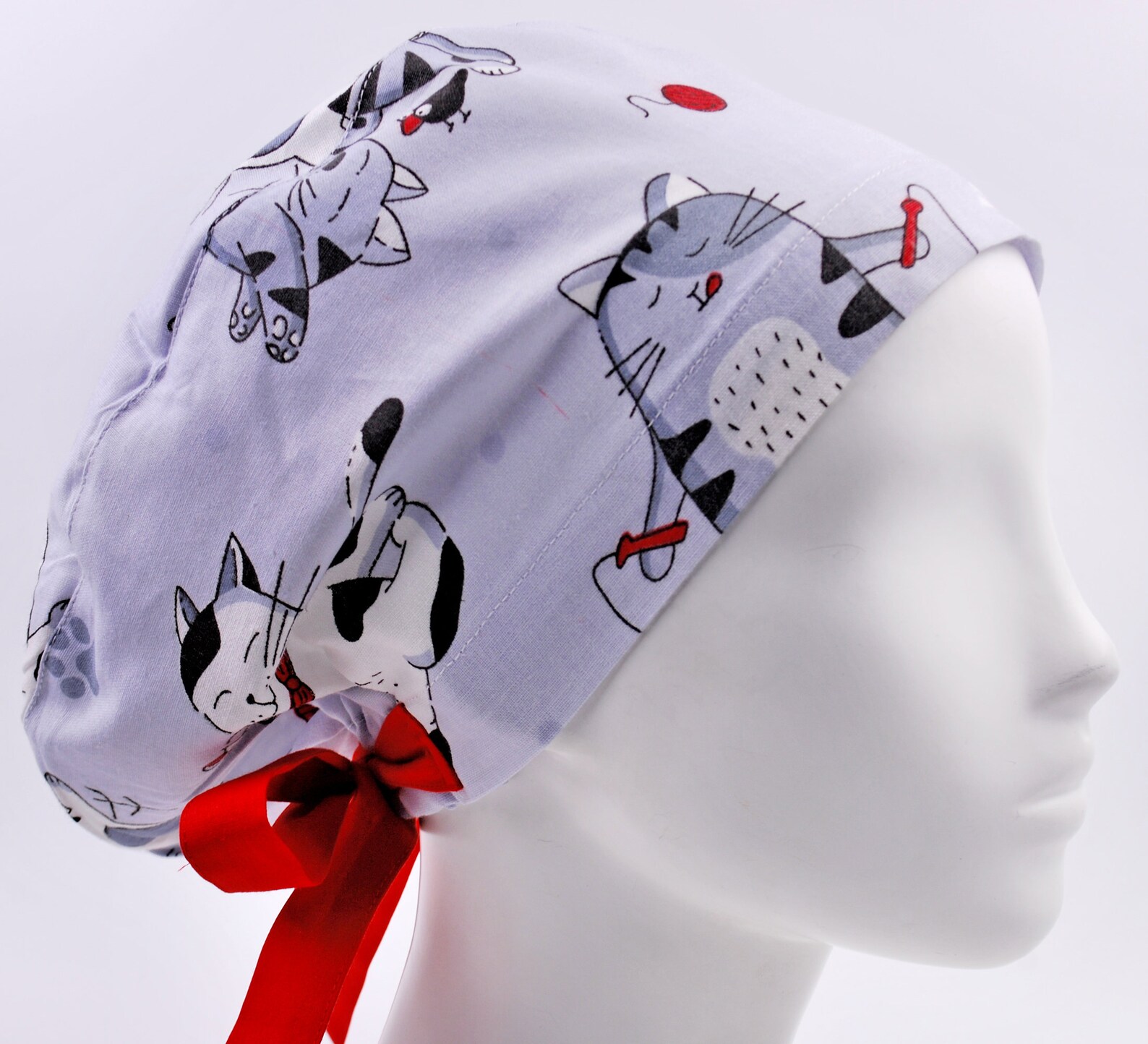 Scrub Cap Scrub Hats Surgery Caps Cat Surgical Hat | Etsy