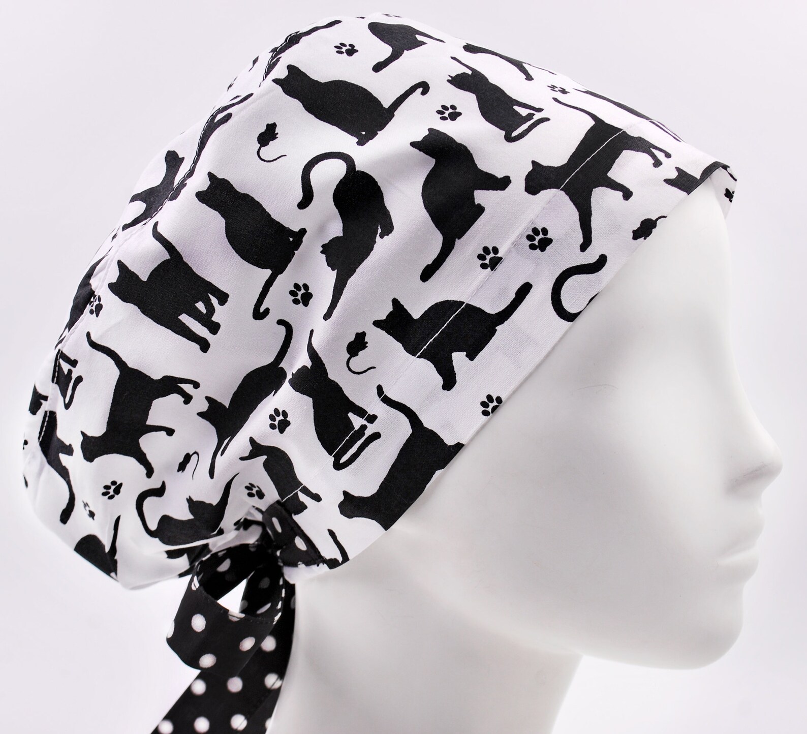 Scrub Cap Scrub Hats Surgery Caps Cat Surgical Hat | Etsy