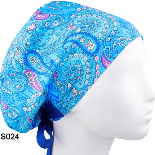 Scrub Cap Scrub Hat Surgery Caps Surgical Hats Floral Etsy