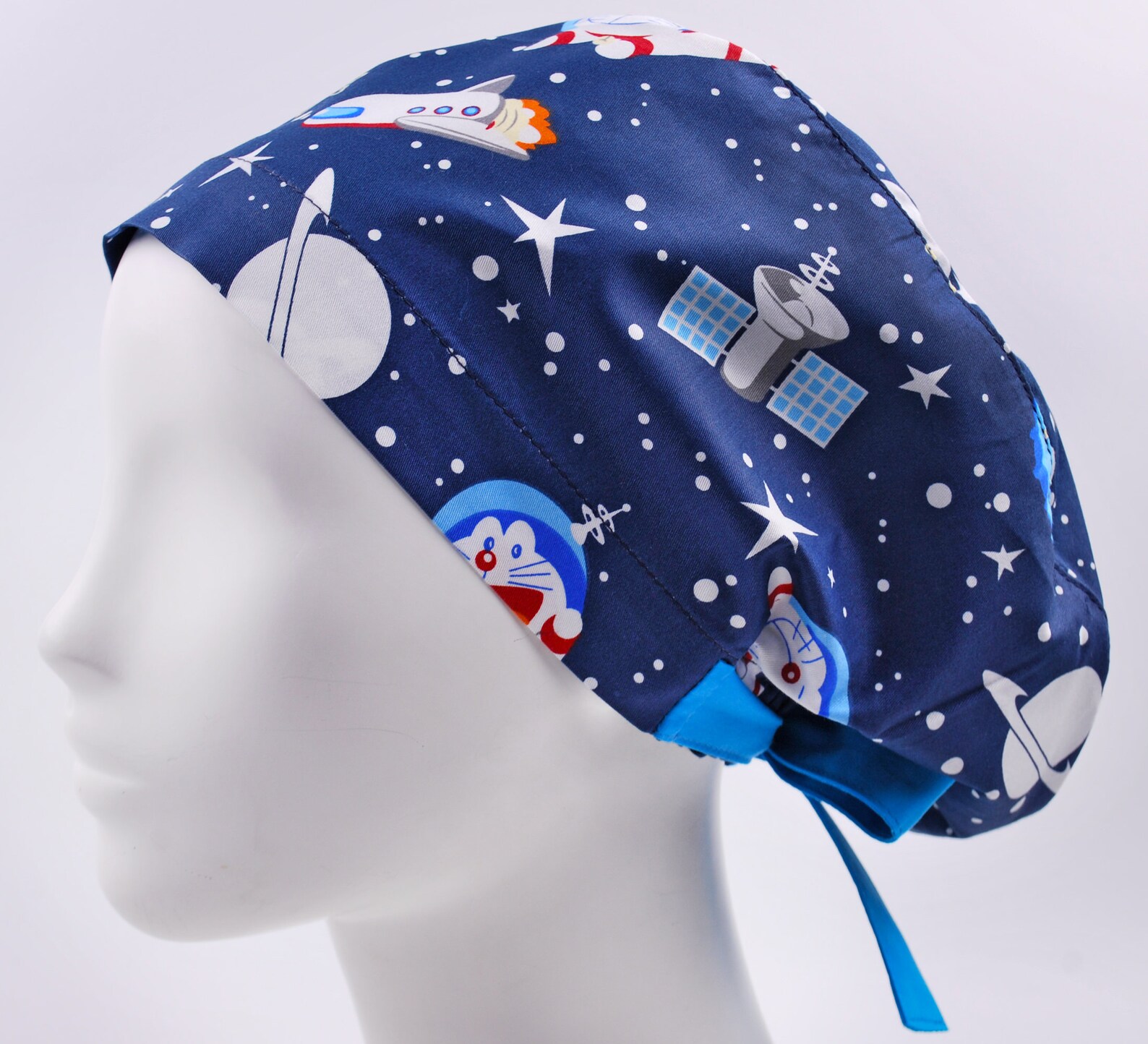 Scrub Cap Scrub Hats Surgery Caps Surgical Hat Space Cat - Etsy