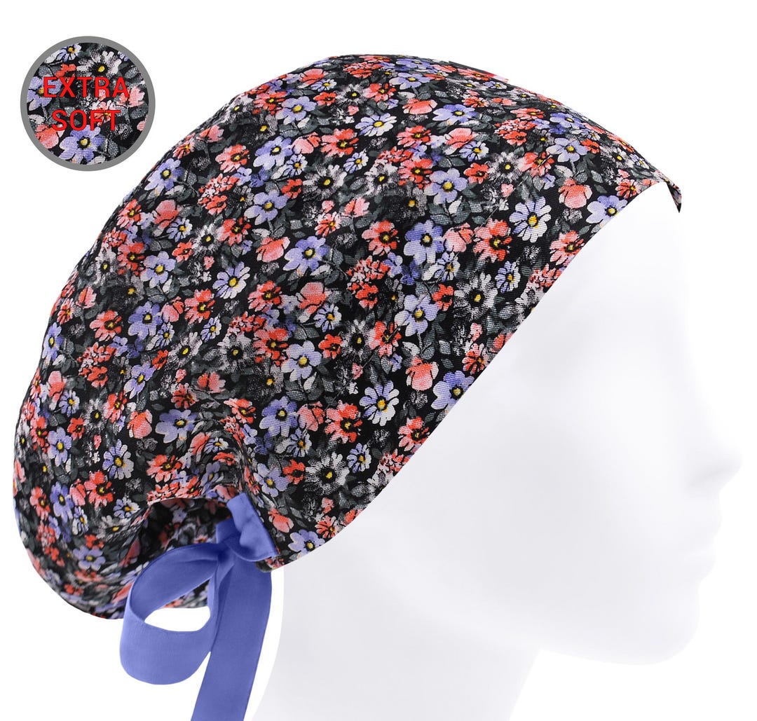 Scrub Caps, Scrub Hat, Surgery Cap, Surgical Hats Floral - Etsy