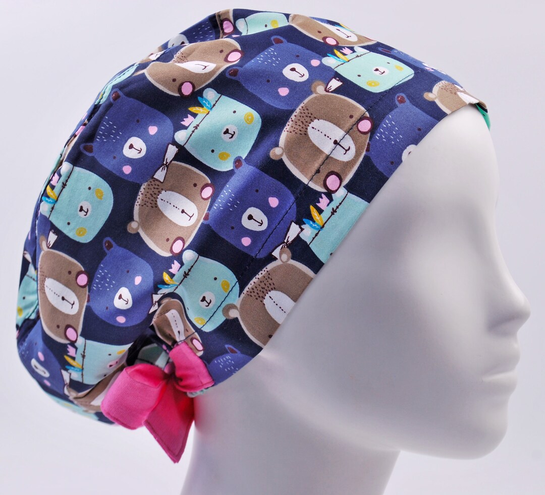Scrub Cap Surgical Scrub Hats Surgery Caps Scrub Hat Teddy - Etsy