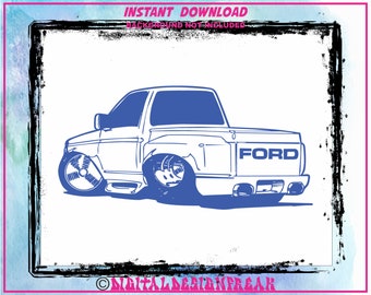 Ford truck svg | Etsy