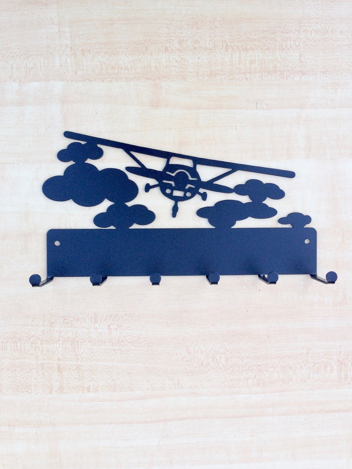 Airplane Key Holder Personalized Key Hooks Single Prop - Etsy