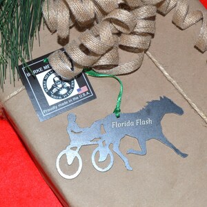 Harness Racing Metal Ornament, Horse Racing Gifts, Cart Racing ...