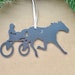 Harness Racing Metal Ornament, Horse Racing Gifts, Cart Racing ...