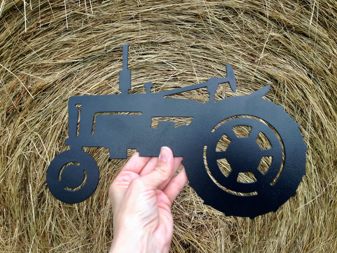Old Tractor Metal Wall Decor - Etsy