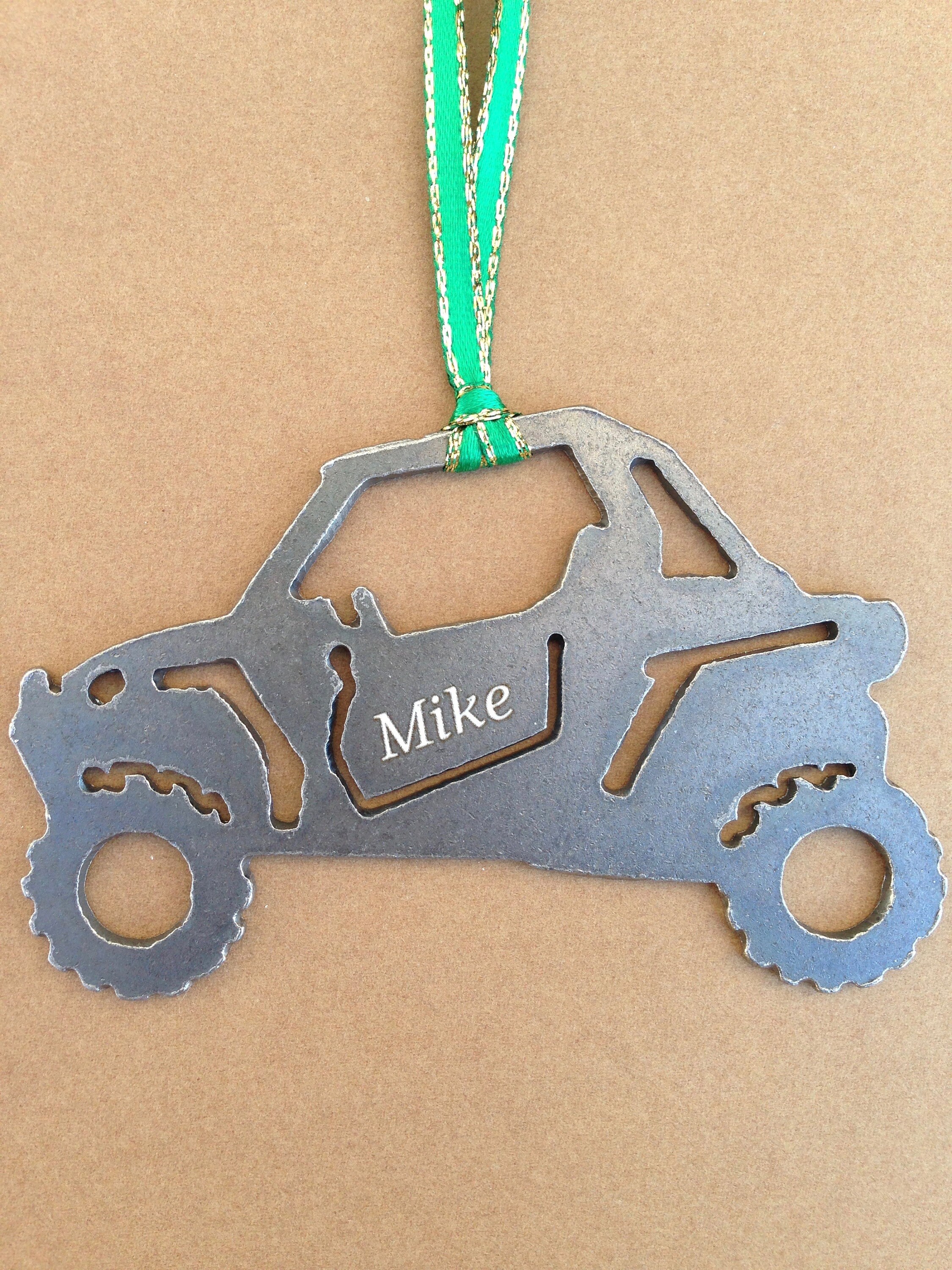 Metal UTV Christmas Ornament Side by Side Sxs - Etsy