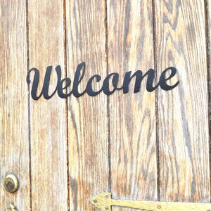 Welcome Sign Metal Letters - Etsy