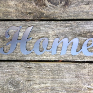 HOME Sign Metal Letters - Etsy