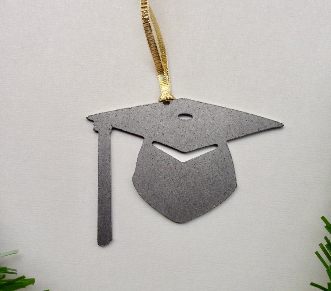 Graduation Cap Ornament, Metal Christmas Ornament, Personalized Gift - Etsy