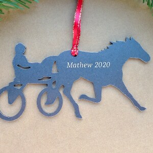 Harness Racing Metal Ornament, Horse Racing Gifts, Cart Racing ...