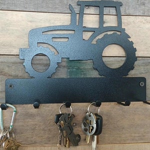 Farm Tractor Key Holder, Personalized Key Hooks - Etsy