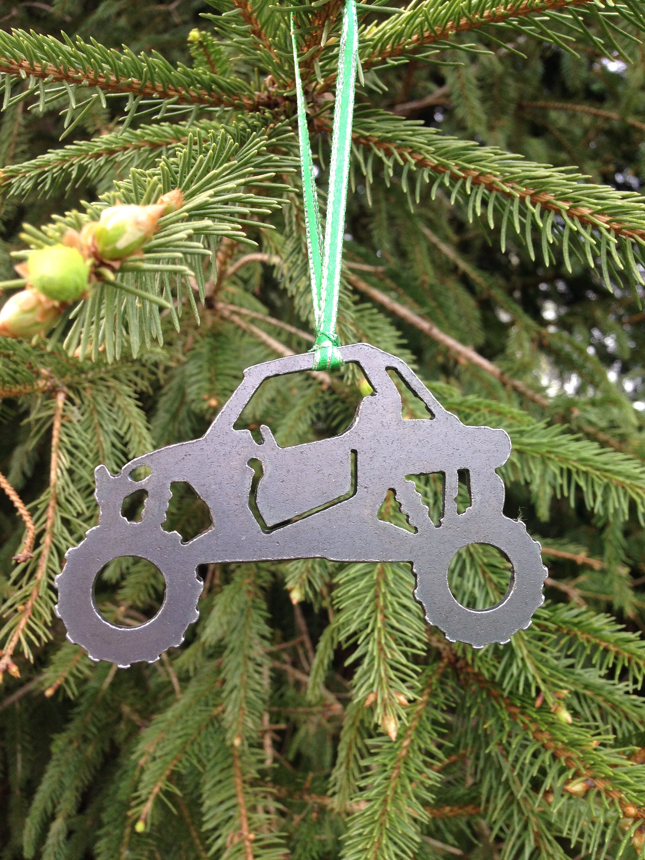 UTV Metal Christmas Ornament Lifted Side by Side - Etsy