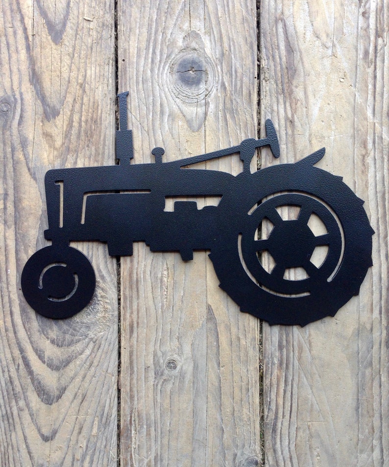 Old Tractor Metal Wall Decor - Etsy