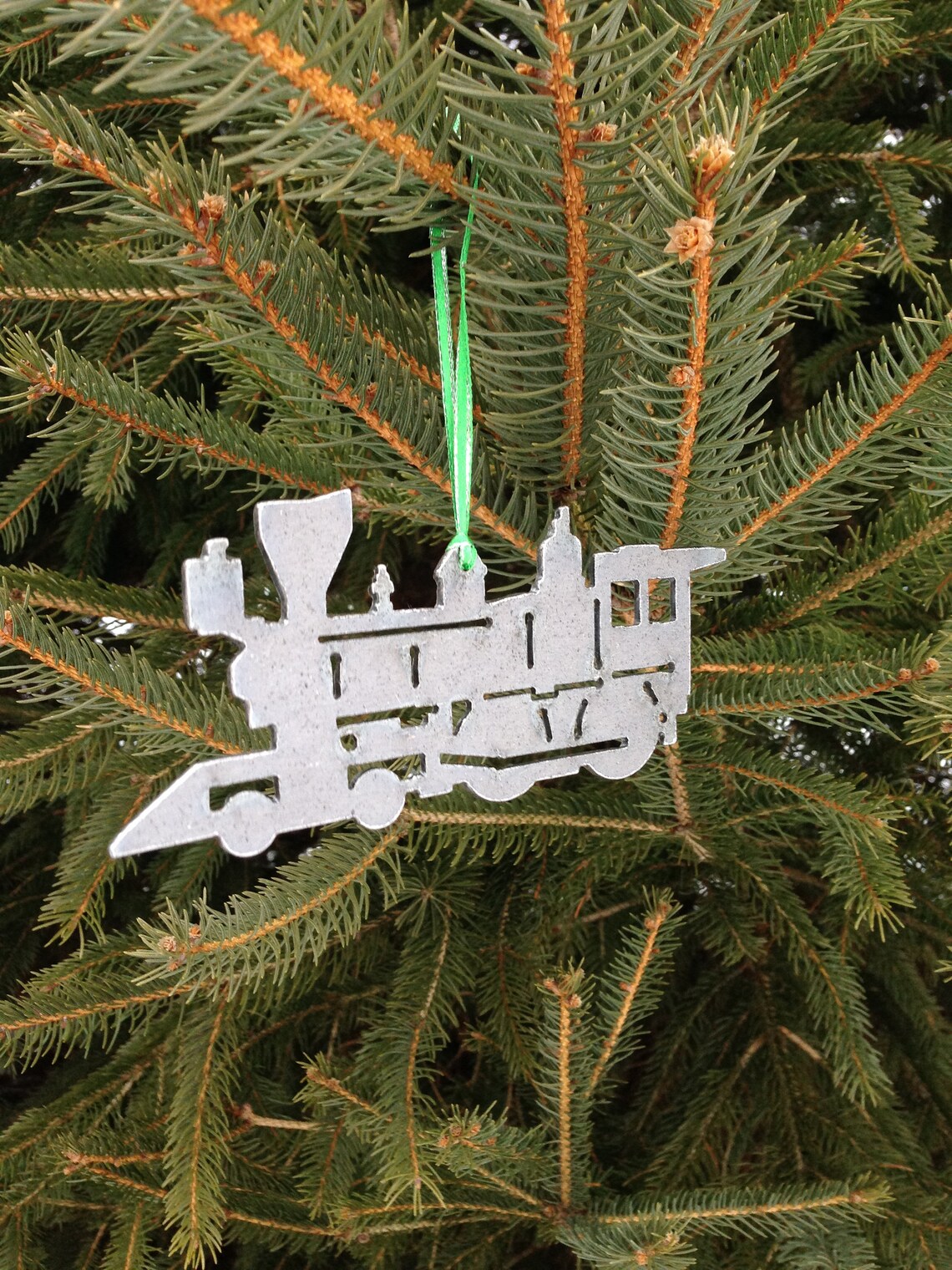 Train Engine Metal Ornament Keepsake Souvenir | Etsy