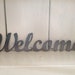 Welcome Sign Metal Letters - Etsy