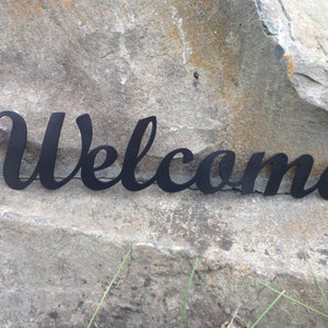 Welcome Sign Metal Letters - Etsy