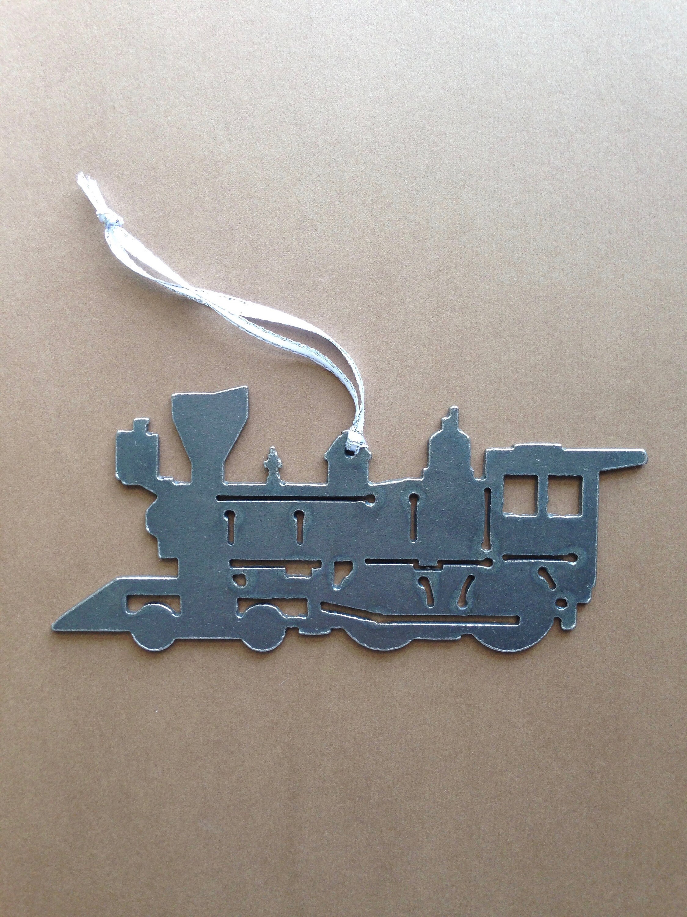 Train Engine Metal Ornament Keepsake Souvenir | Etsy