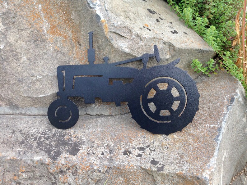 Old Tractor Metal Wall Decor - Etsy