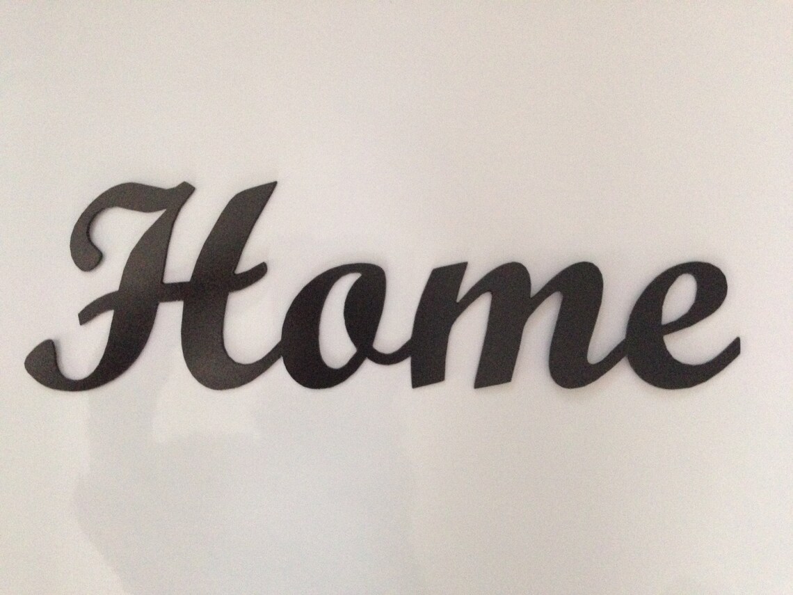 HOME Sign Metal Letters - Etsy