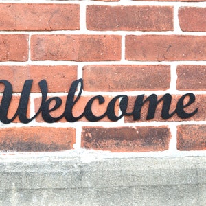 Welcome Sign Metal Letters - Etsy
