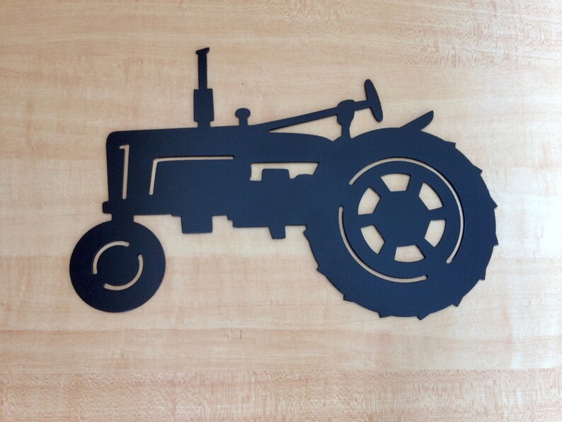 Old Tractor Metal Wall Decor - Etsy