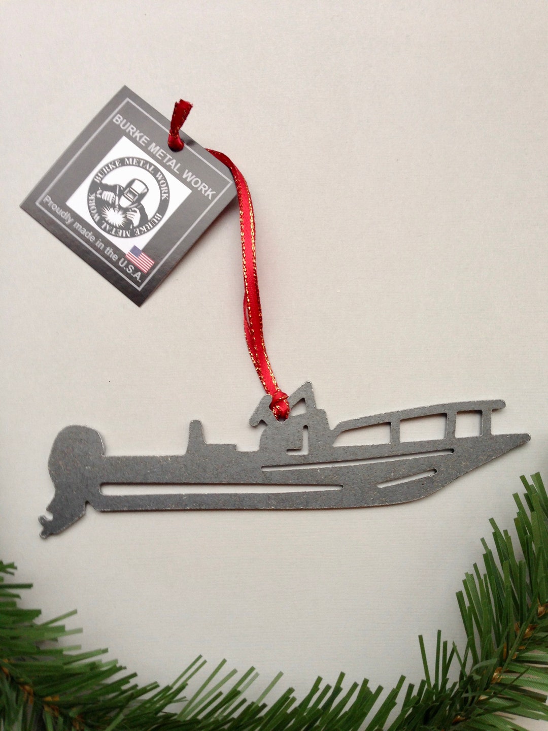 Fishing Boat Ornament Center Console Boat Gift for Boston - Etsy