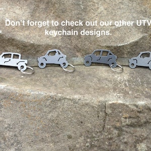 UTV Keychain, Backpack Charm, Zipper Pull, 2 Seater, Side by Side, SXS ...