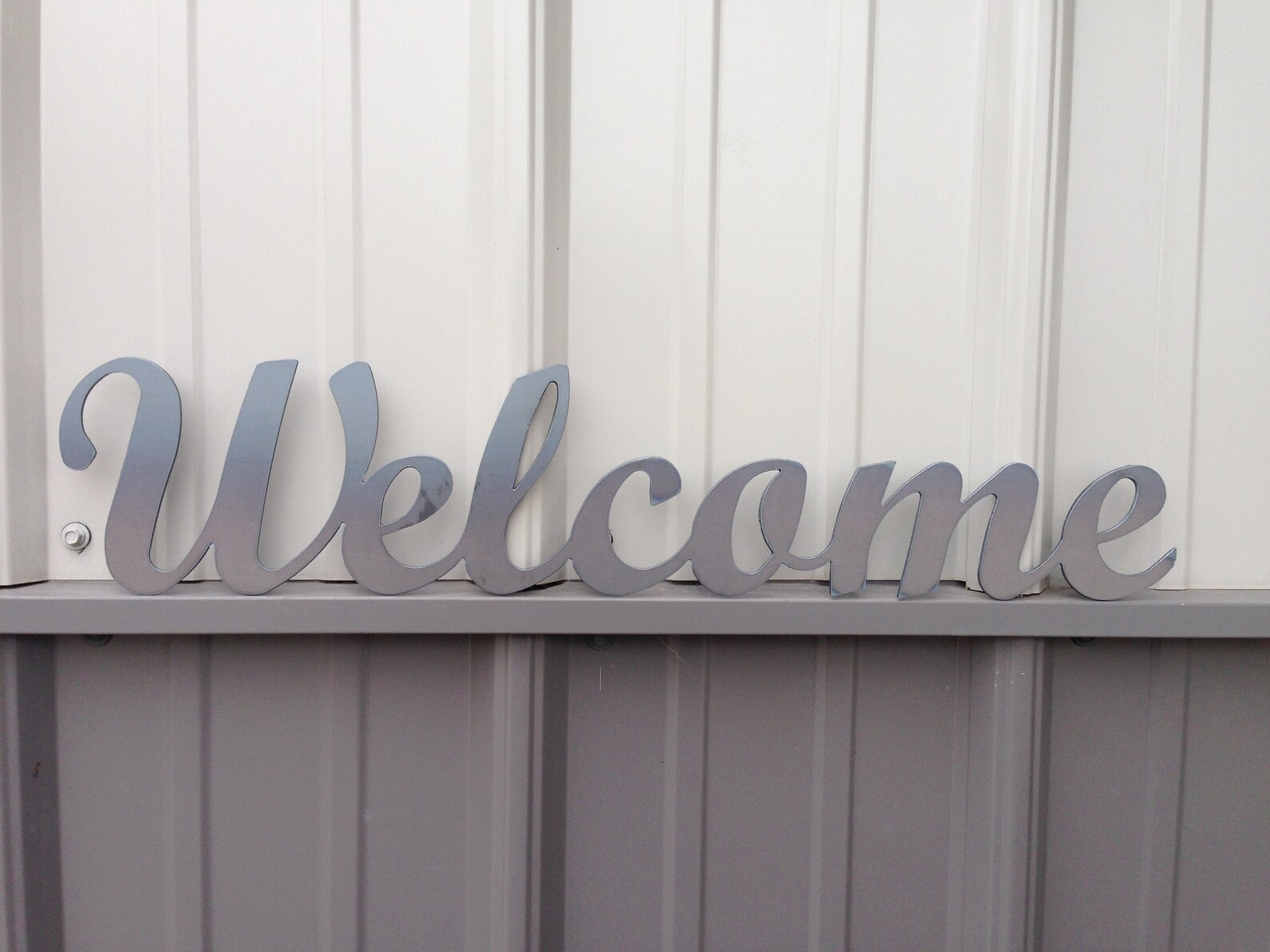 Welcome Sign Metal Letters - Etsy