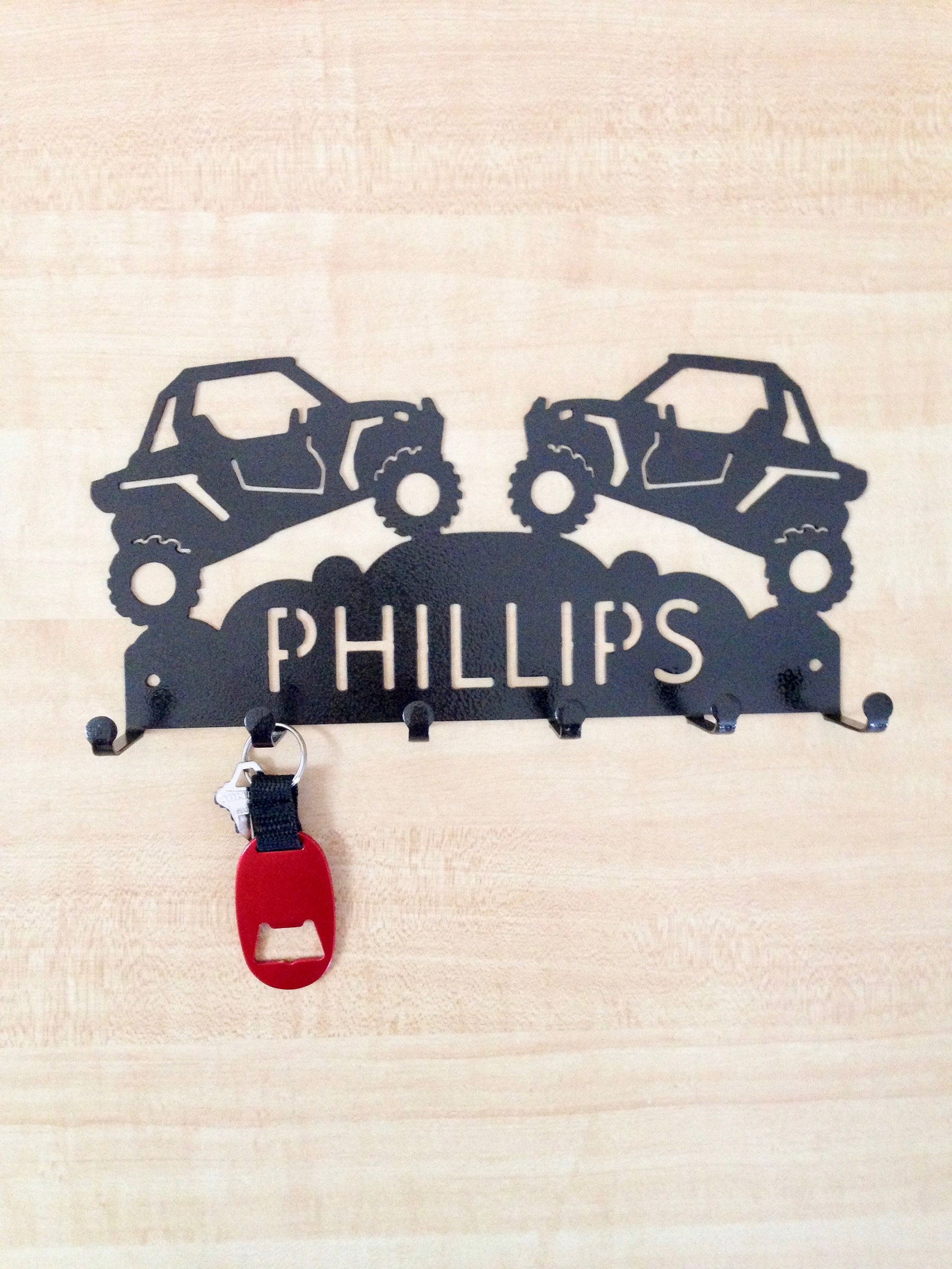 UTV Key Holder With Two Utvs, Personalized Gift - Etsy