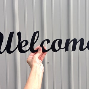 Welcome Sign Metal Letters - Etsy