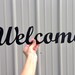 Welcome Sign Metal Letters - Etsy