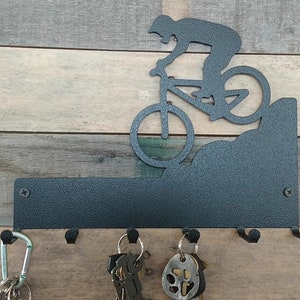 Mountain Bike Key Holder, Personalized Key Hooks - Etsy