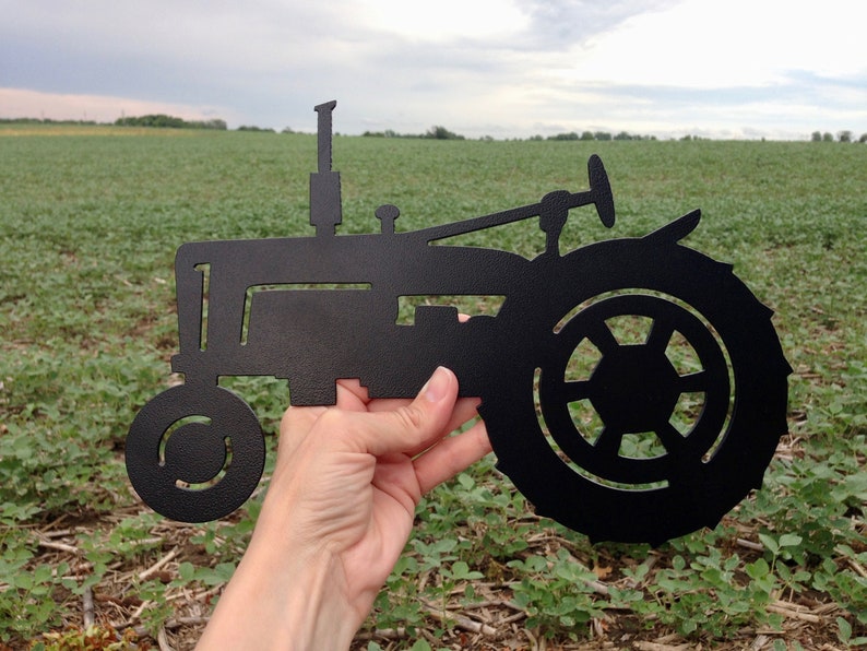 Old Tractor Metal Wall Decor - Etsy