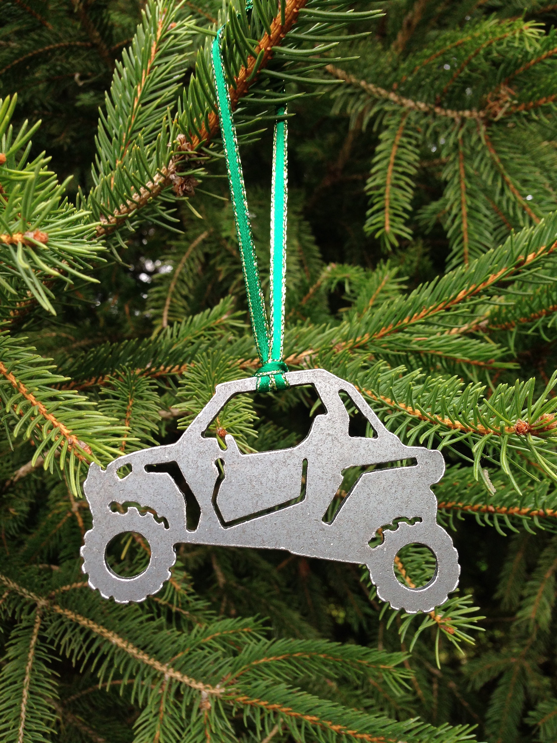Metal UTV Christmas Ornament Side by Side Sxs - Etsy