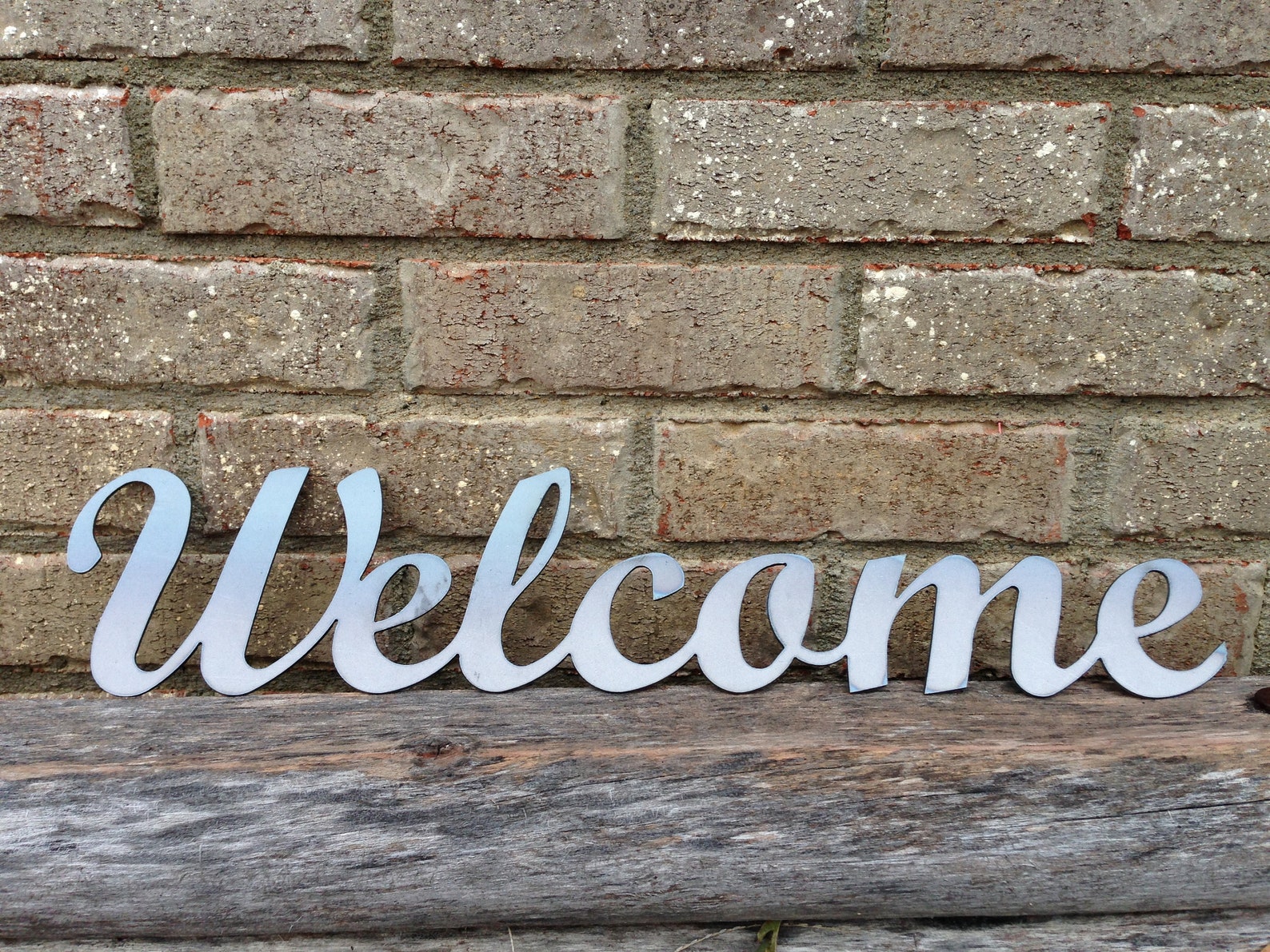Welcome Sign Metal Letters - Etsy