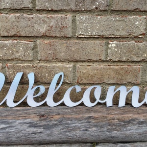 Welcome Sign Metal Letters - Etsy