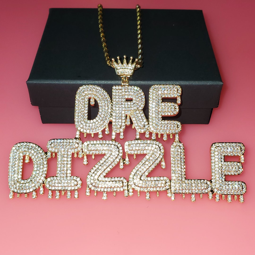 Gold&silver Name Plate, Custom Name Chain, Custom Name Necklace ...