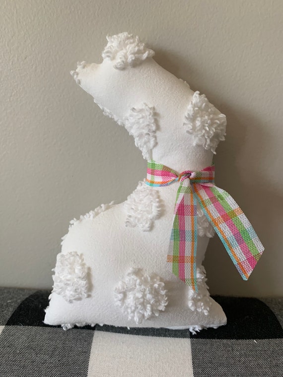 Farmhouse Style Fabric Bunnies Shabby Chic Bunny Rabbit | Etsy