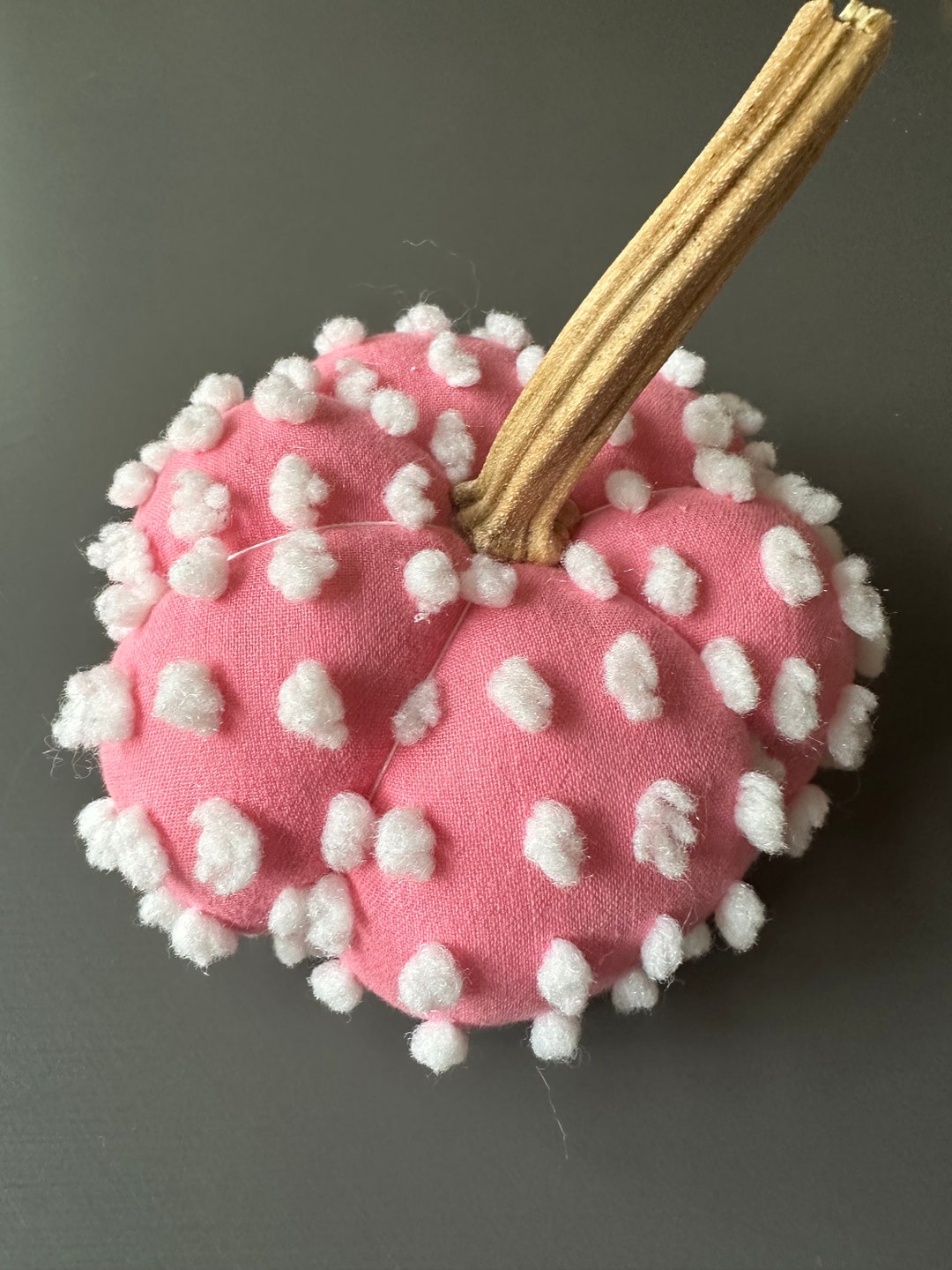 Vintage Chenille Pumpkins, Farmhouse Style Fabric Pumpkins, Shabby Chic ...