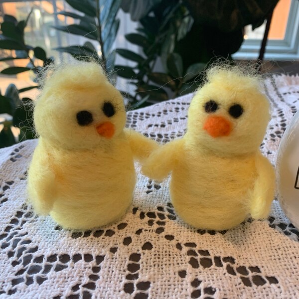 Needle Felt Chick - Etsy
