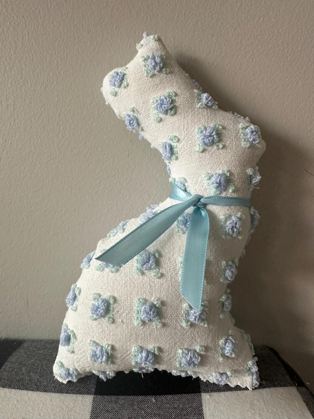 Farmhouse Style Fabric Bunnies, Shabby Chic Bunny Rabbit, Easter Decor ...
