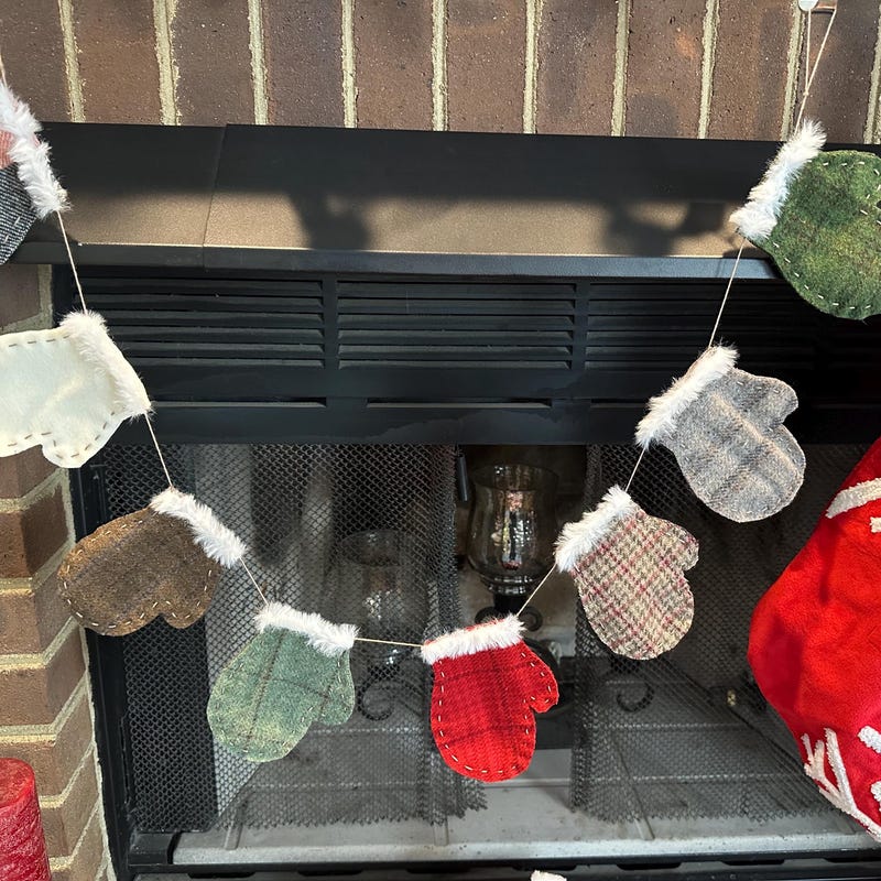 Winter Garland Primitive - Etsy