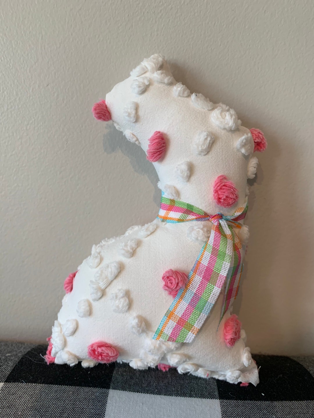 Farmhouse Style Fabric Bunnies, Shabby Chic Bunny Rabbit, Easter Decor ...