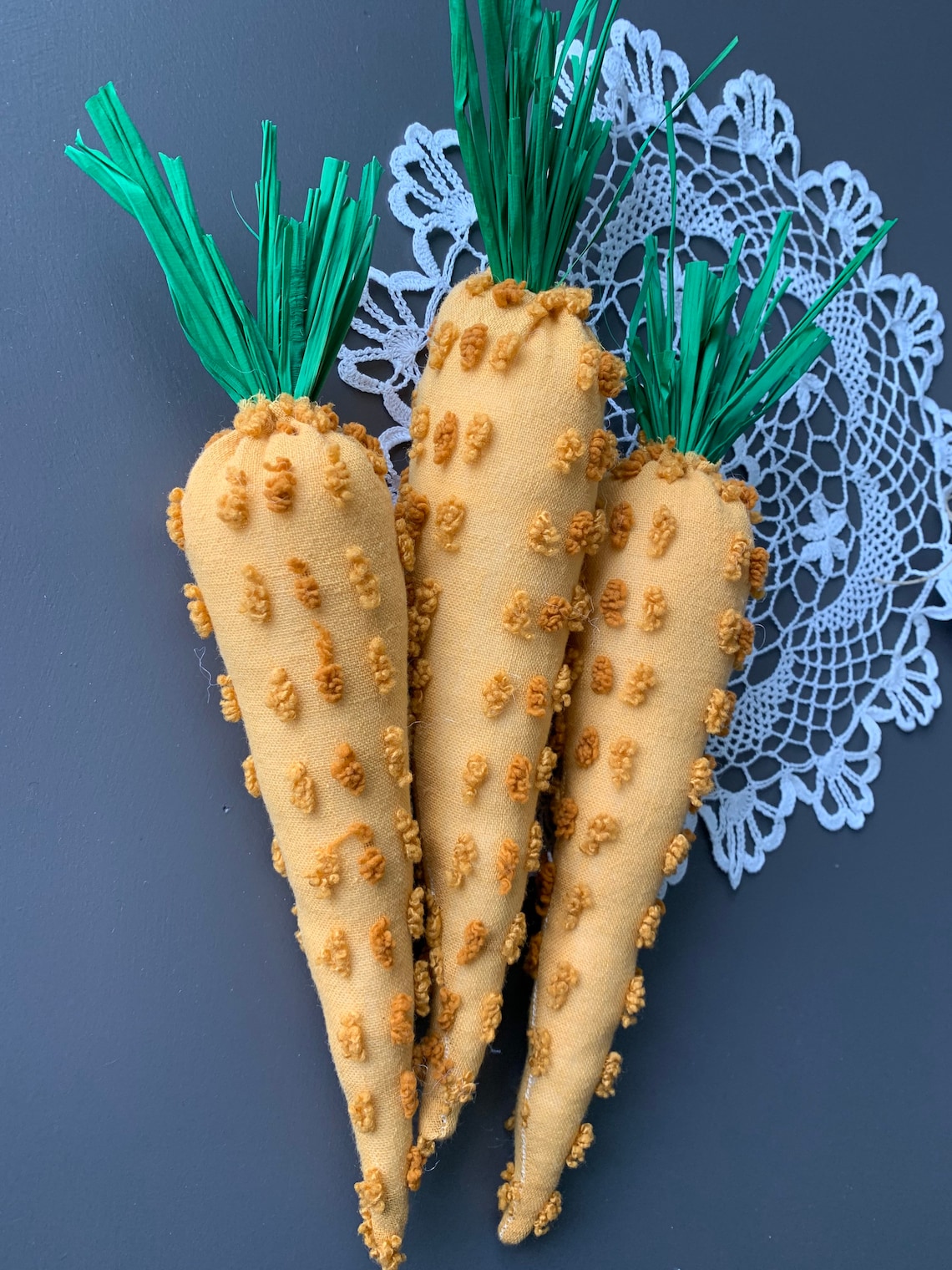 Farmhouse Style Fabric Carrots Fabric Carrot Easter Decor | Etsy