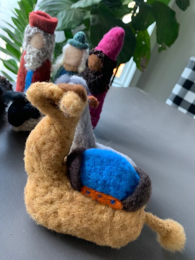 Needle Felted Nativity Christmas Nativity Baby Jesus Mary - Etsy