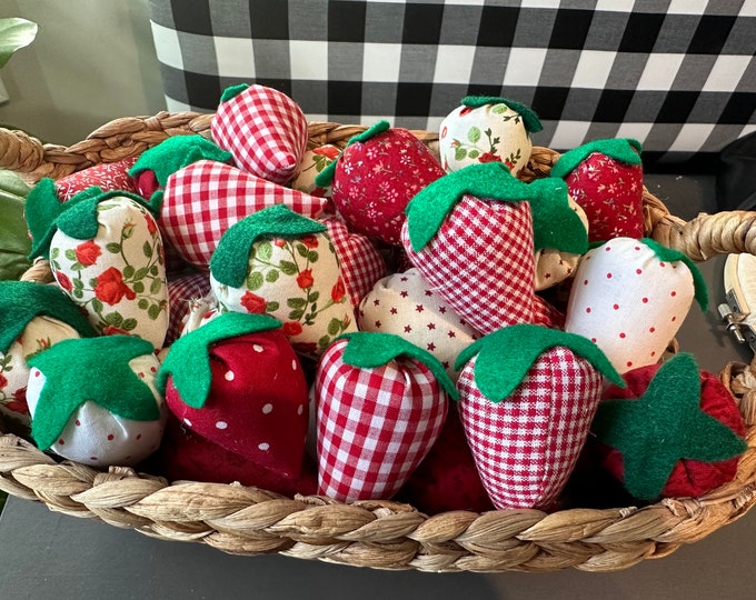 Strawberry Garland Berry Sweet One Baby Shower Birthday Decor Red ...